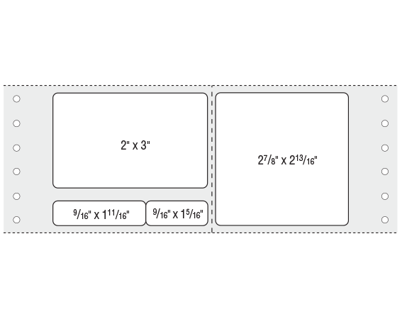 BDP-302 Pinfed Labels for the Lab