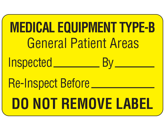 ME-2-2 Biomedical Engineering Equipment Labels