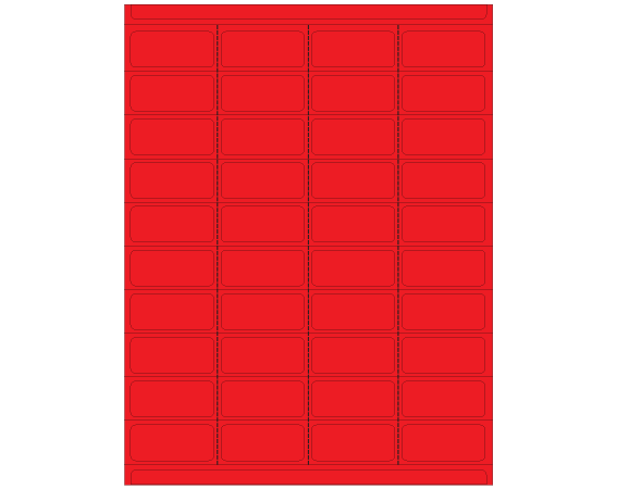 MSL-4FPB-TAB-4 Laser Patient Charge Labels - Piggyback
