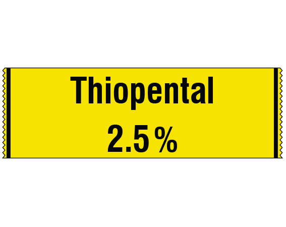 SA-204 Anesthesia Labeling Tape for Syringe Identification