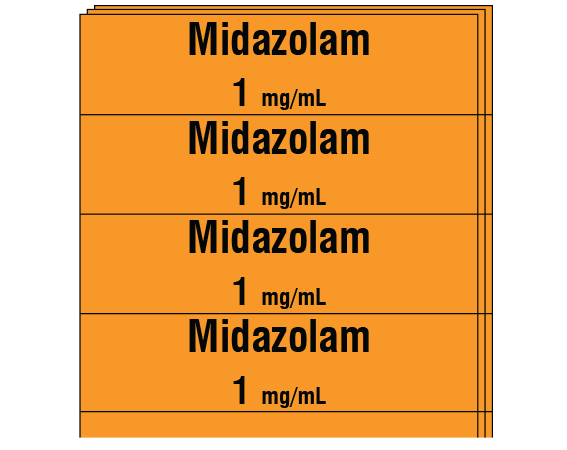 SA-217-PK Anesthesia Labels for Syringe Identification