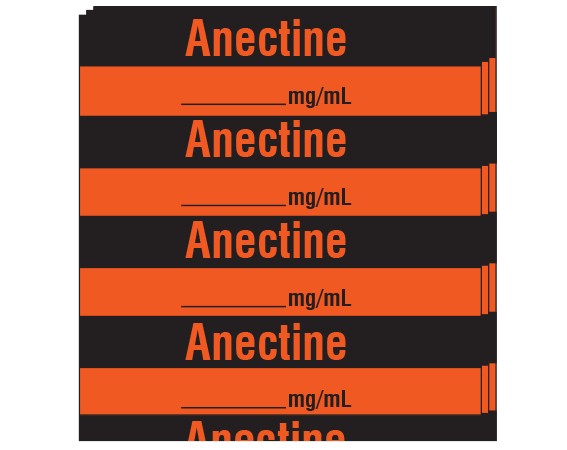 SA-227-PK Anesthesia Labels for Syringe Identification