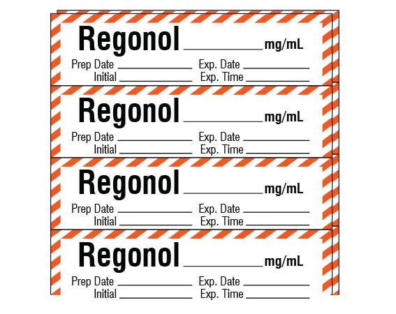 SA-235-EXP-PK Anesthesia Labels for Syringe Identification