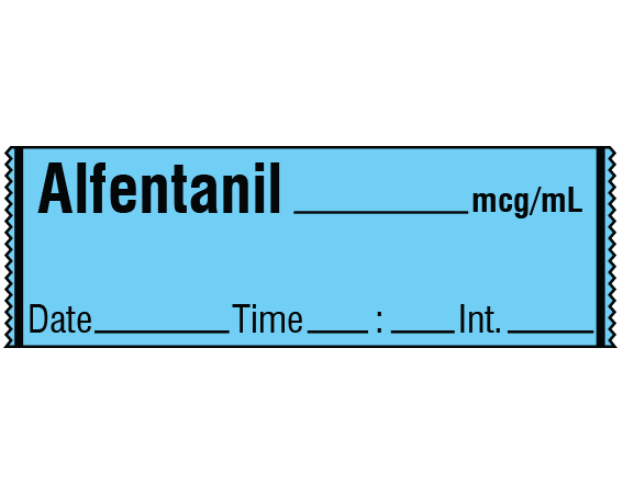 SA-2417-DTI Anesthesia Labeling Tape for Syringe Identification