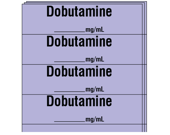 SA-280-PK Anesthesia Labels for Syringe Identification