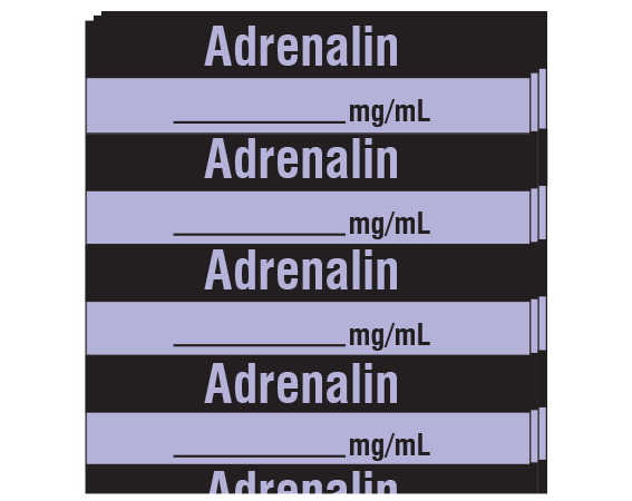 SA-287-PK Anesthesia Labels for Syringe Identification