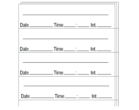SA-3216-DTI-PK Anesthesia Labels for Syringe Identification