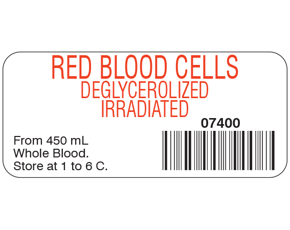 SB-949 Blood Product Labels w/ Codabar Symbology