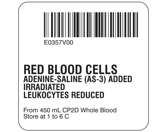 SB128-20-35 ISBT 128 Red Blood Cell Product Labels