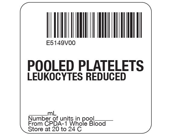 SB128-50-5 Platelets Product Labels