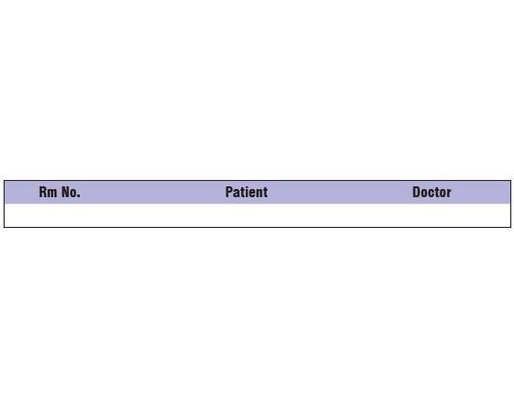 SNC-501-12 Color Coded Patient Chart Tapes - 3/8 Width