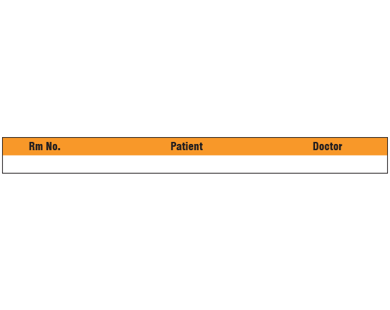 SNC-601-5 Color Coded Patient Chart Tapes - 1/2 Width
