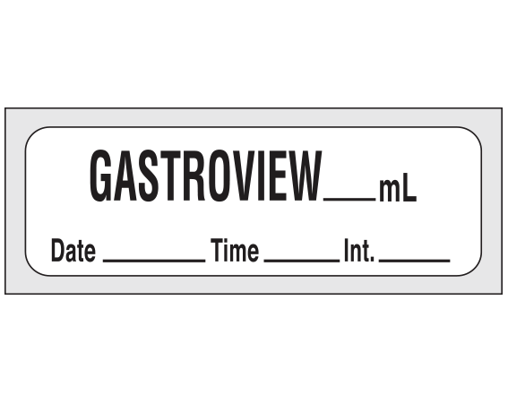 SXD-20 Diagnostic Imaging Syringe Identification Labels