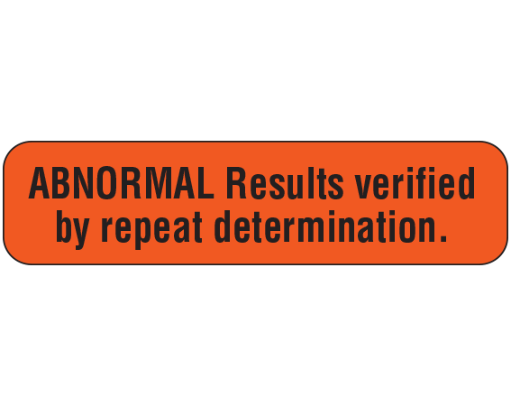 UPCR-1075 | Clerical Labels for Laboratory Communication