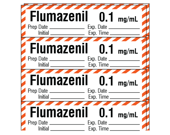 SA-239-EXP-PK Anesthesia Labels for Syringe Identification