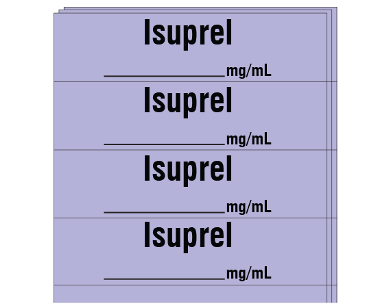 SA-2801-PK Anesthesia Labels for Syringe Identification