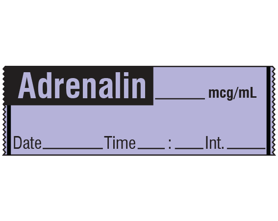 SA-288-DTI Anesthesia Labeling Tape for Syringe Identification