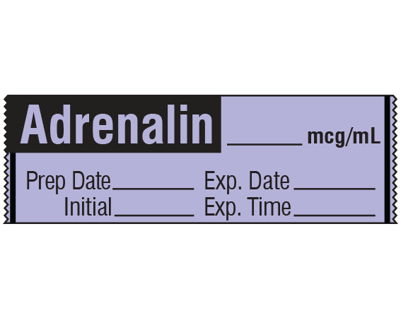 Anesthesia Drug Labels Colors