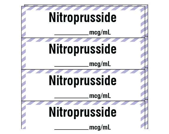 SA-2917-PK Anesthesia Labels for Syringe Identification