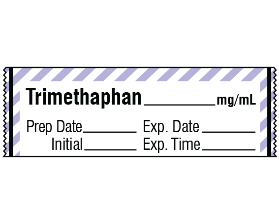 SA-293-EXP Anesthesia Labeling Tape for Syringe Identification