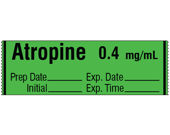 SA-314-EXP Anesthesia Labeling Tape for Syringe Identification
