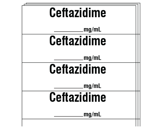 SA-3222-PK Anesthesia Labels for Syringe Identification