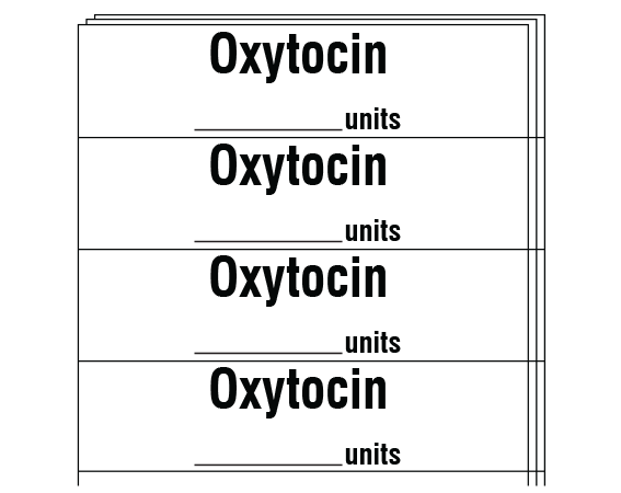 SA-3236-PK Anesthesia Labels for Syringe Identification