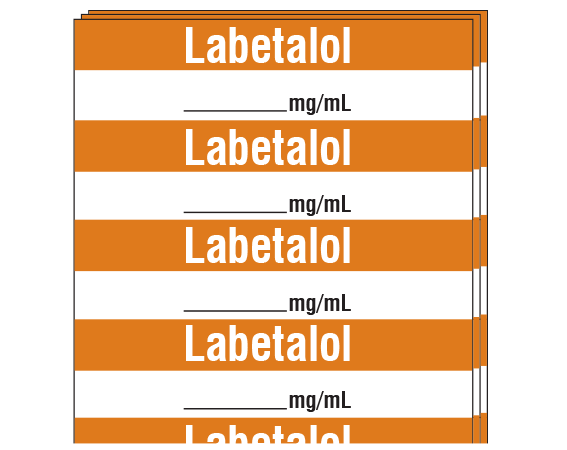 SA-334-PK Anesthesia Labels for Syringe Identification