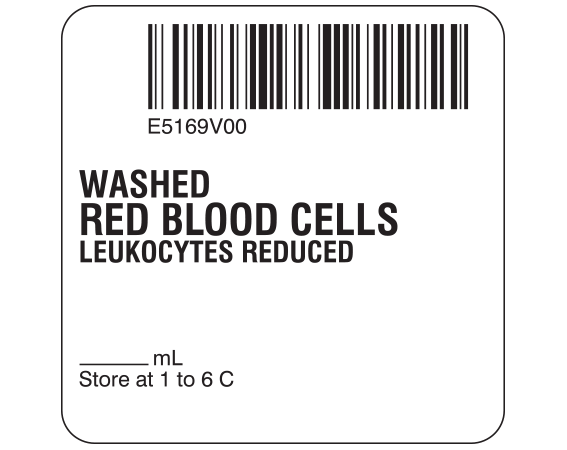 SB128-20-37 ISBT 128 Red Blood Cell Product Labels