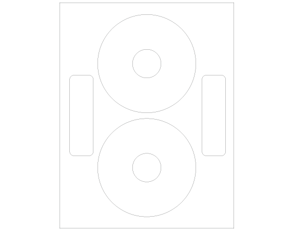 LASER-DISC-2-1 General Purpose Laser Labels