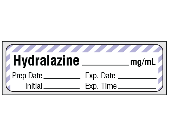 SA-2911-EXP-PRE Anesthesia Labels for Syringe Identification