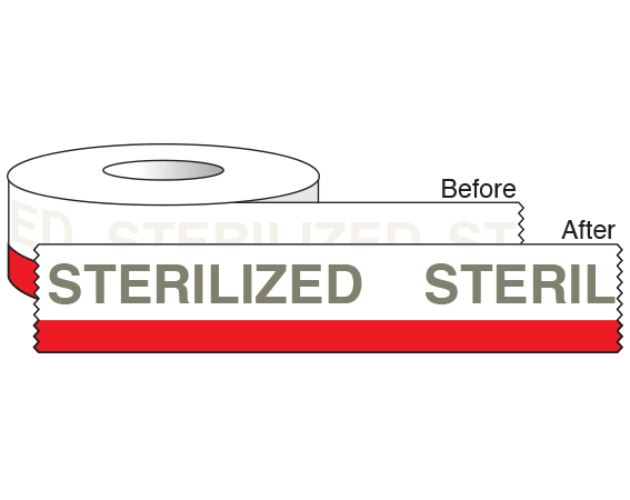 SIL-340-B-4 Color Coded Steam Autoclave Indicator Tape