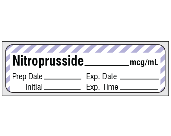 SA-2917-EXP-PRE Anesthesia Labels for Syringe Identification