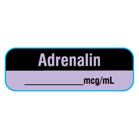 SA-288-PRE Anesthesia Labels for Syringe Identification