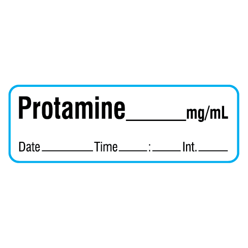 SA-328-DTI-PRE Anesthesia Labels for Syringe Identification