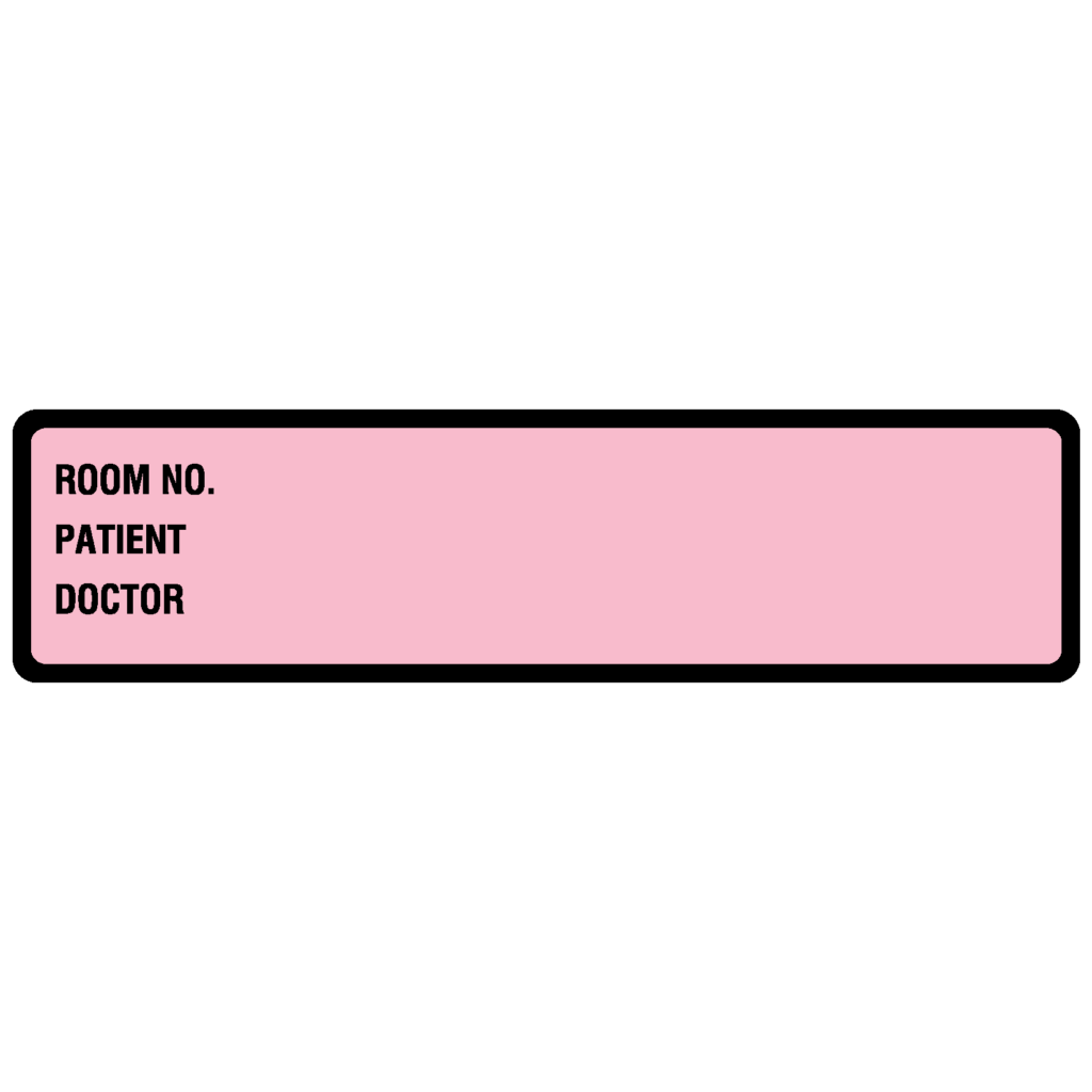 CLP-7 Patient Chart ID Labels