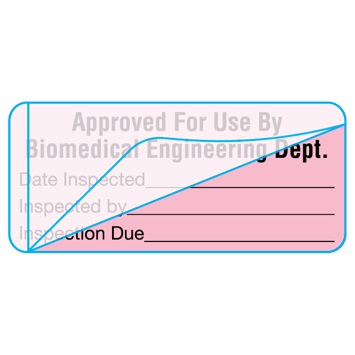 ME-19-WO-7 Biomedical Engineering Equipment Labels